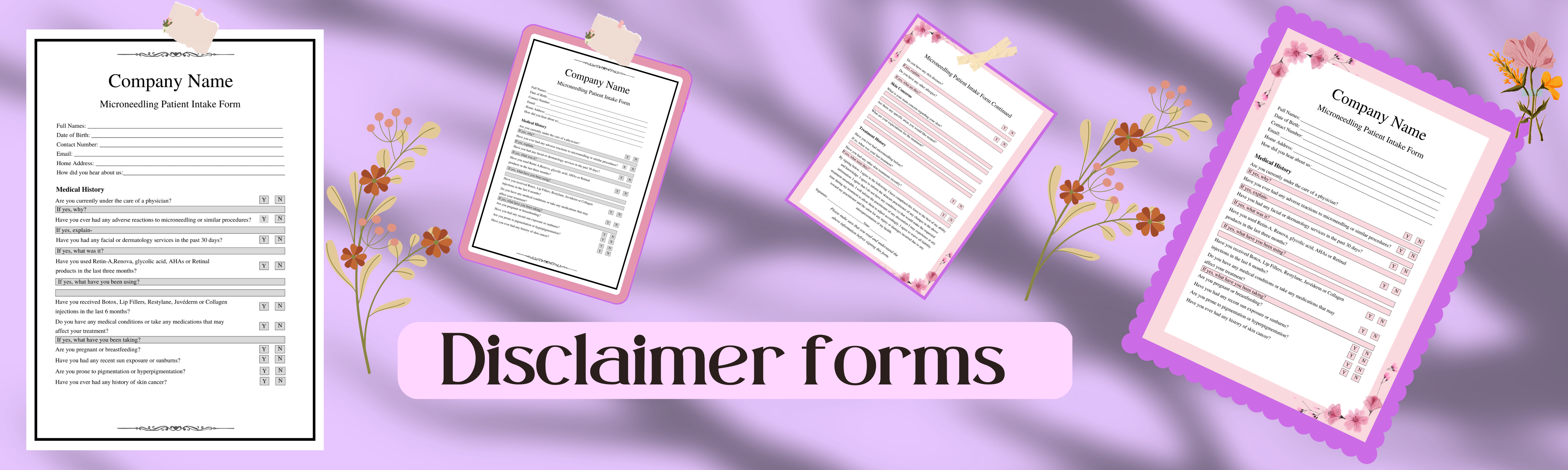 Disclaimer Forms Archives - Sharique Skincare